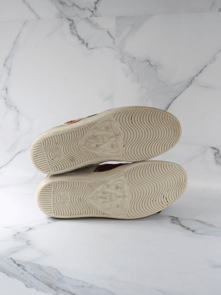 Tênis Gucci Ace Flames Cru | Zivē Club