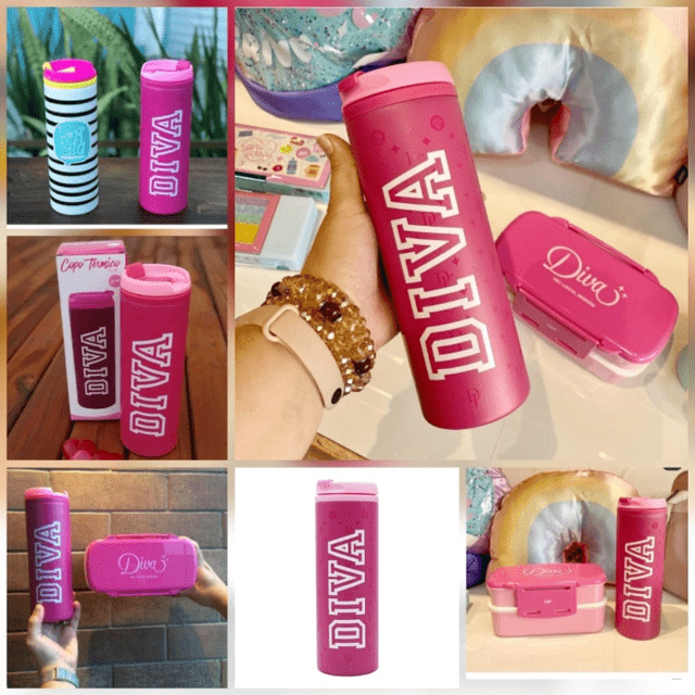 Copo Térmico Slim "Diva" | Gil Gil Sapatilha