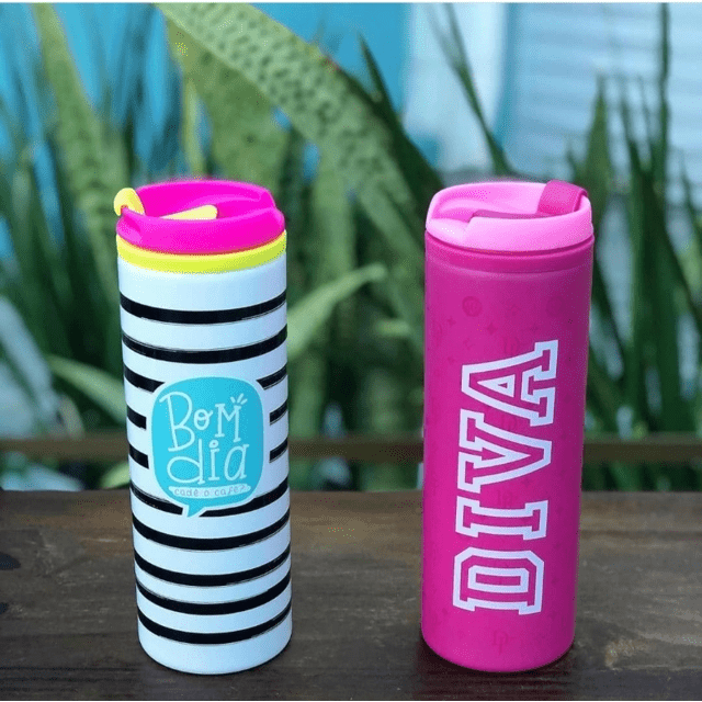 Copo Térmico Slim "Diva" | Gil Gil Sapatilha