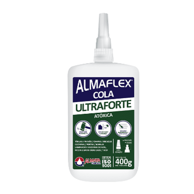 Cola Almaflex PVA Ultraforte 400g | Madeiras Yervant