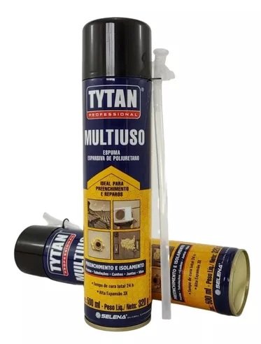 Espuma Expansiva Poliuretano Multiuso Titan 500ml | Madeiras Yervant