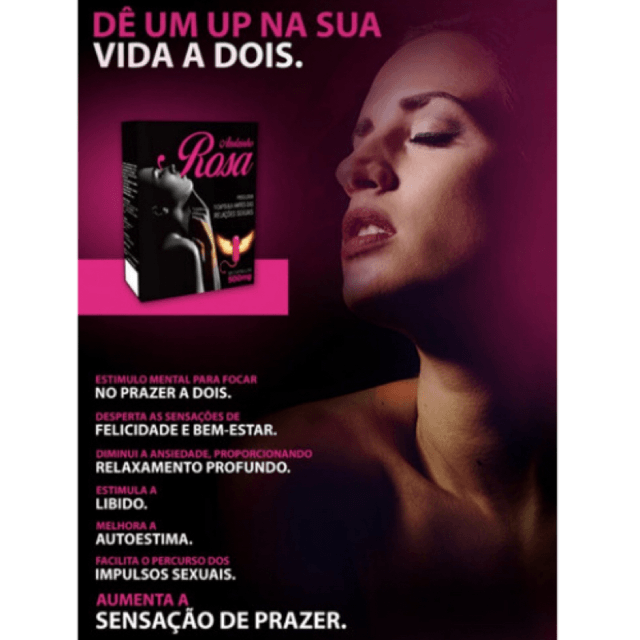 Azulzinho Rosa 500mg - 30 Cápsulas | Am Nutrifarma