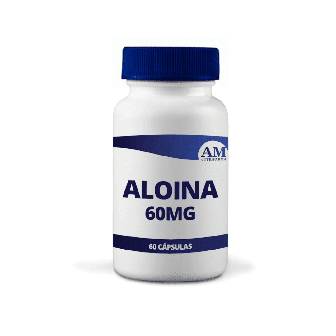 Aloína 60mg - 60 Cápsulas (Laxante) | Am Nutrifarma