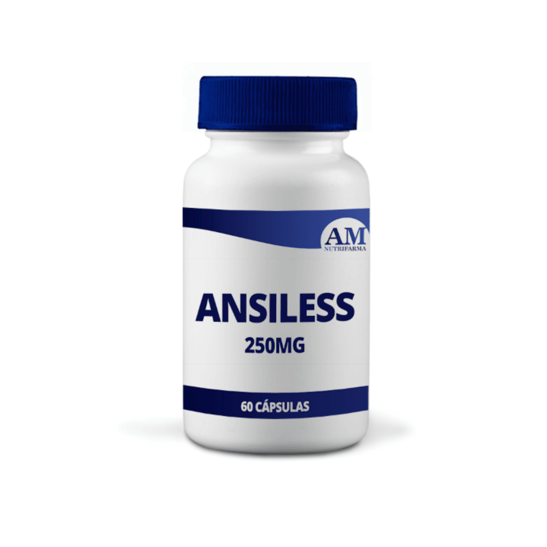 Ansiless 250mg - 60 Cápsulas | Am Nutrifarma