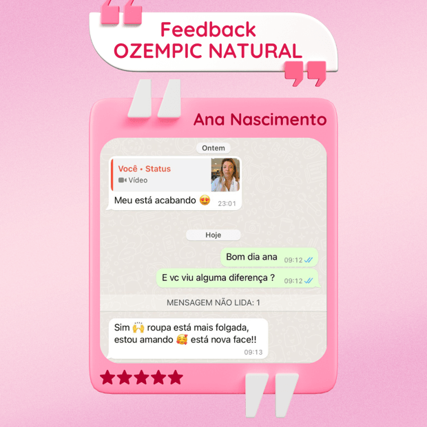 Ozempic Natural - 120 Cápsulas | Am Nutrifarma