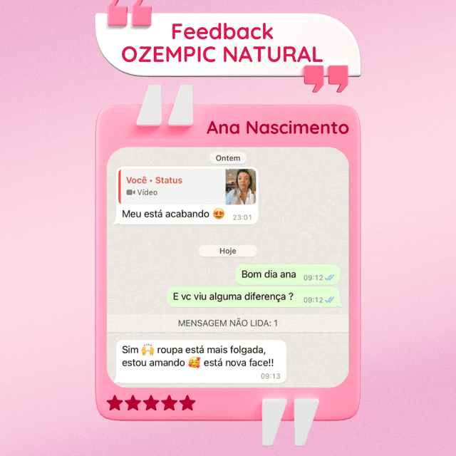 Ozempic Natural - 120 Cápsulas | Am Nutrifarma