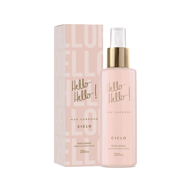 Body Splash Hello Hello Nah Cardoso - 200ml | Am Nutrifarma