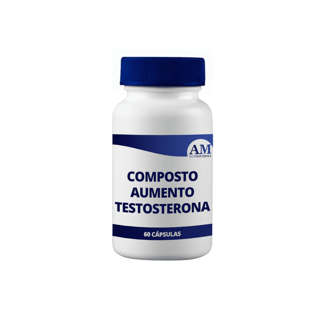Composto Aumento da Testosterona - 60 Cápsulas | Am Nutrifarma