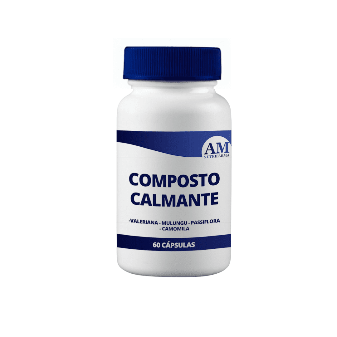 Composto Calmante - 60 Cápsulas | Am Nutrifarma