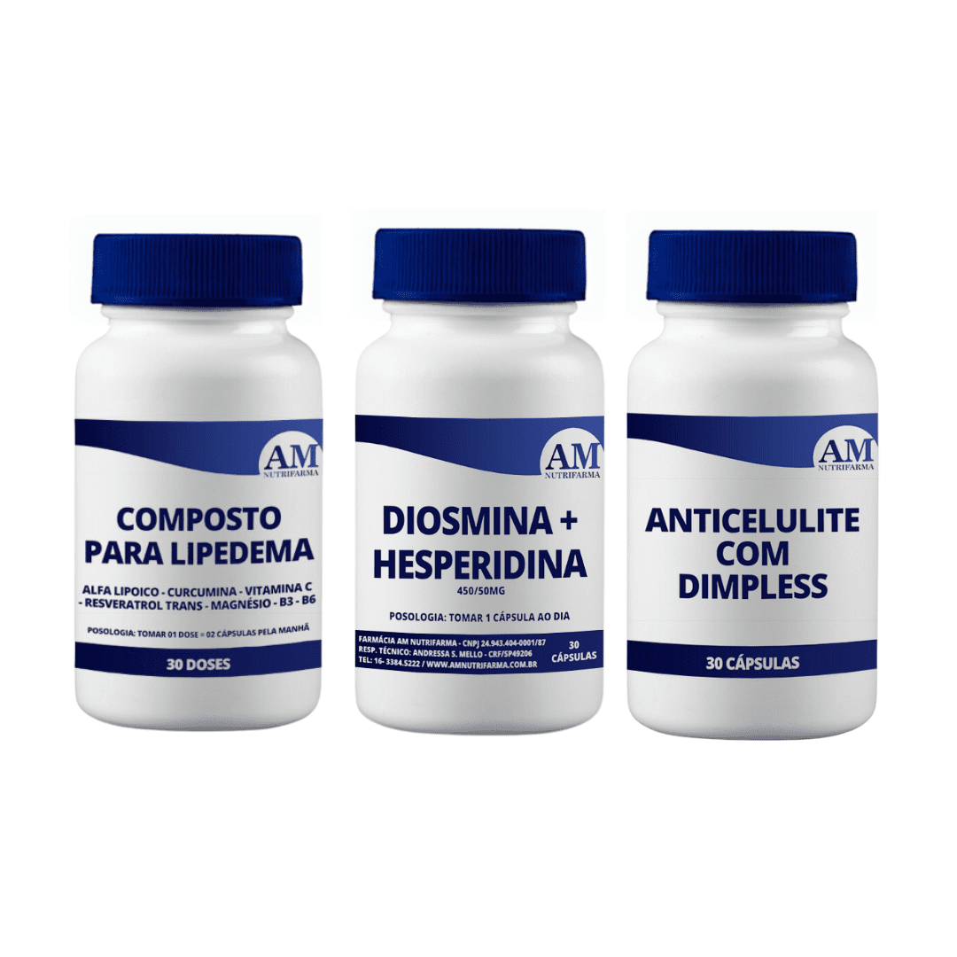 Fórmula Lipedema + Composto para Lipedema + Anticelulite com Dimpless ...