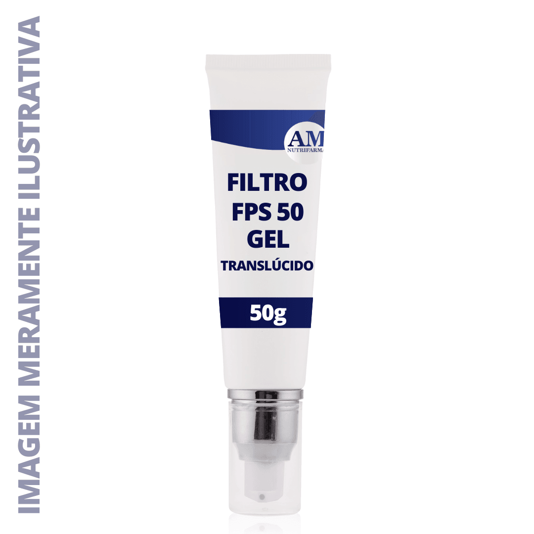 Filtro Solar FPS 50 Gel Translúcido - 60ml | Am Nutrifarma