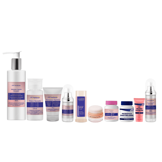 Kit Melasma Completo - 10 Produtos | Am Nutrifarma