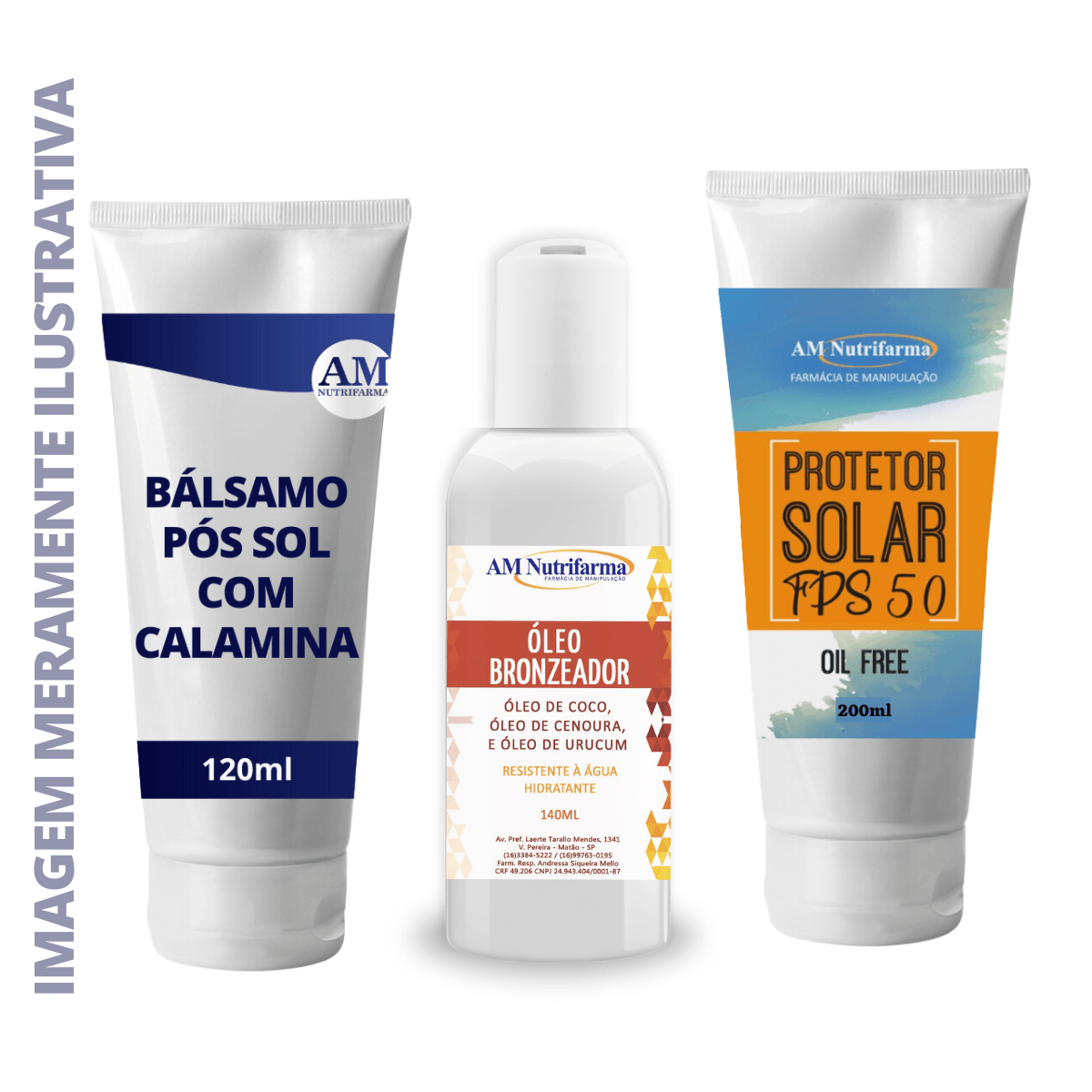 KIT Sol - 3 Produtos | Am Nutrifarma