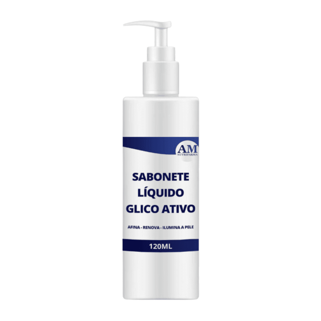 Sabonete Liquido Glico Ativo - 120ml | Am Nutrifarma