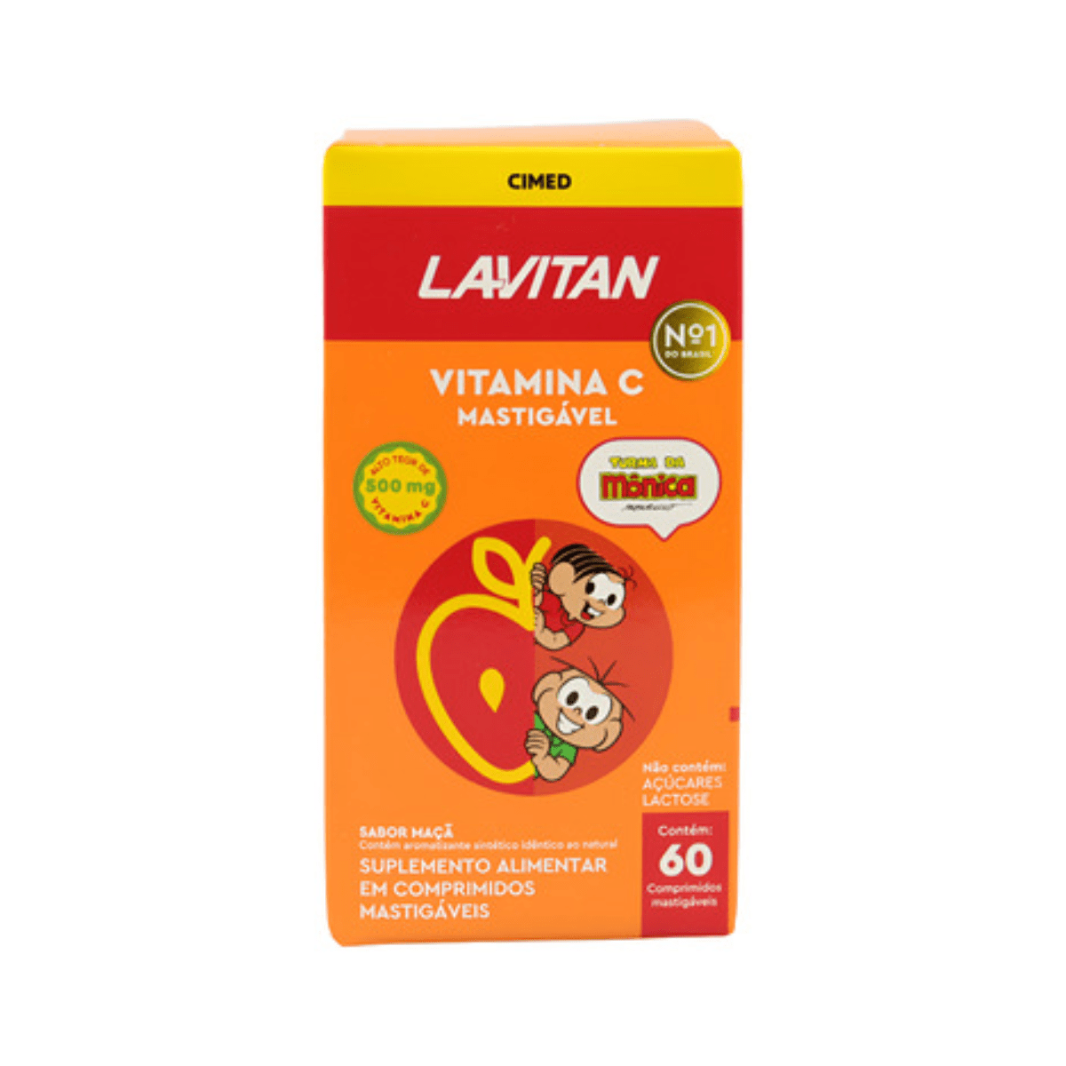 Vitamina C Maça Mastigáveis Kids - 60 Comprimidos | Am Nutrifarma