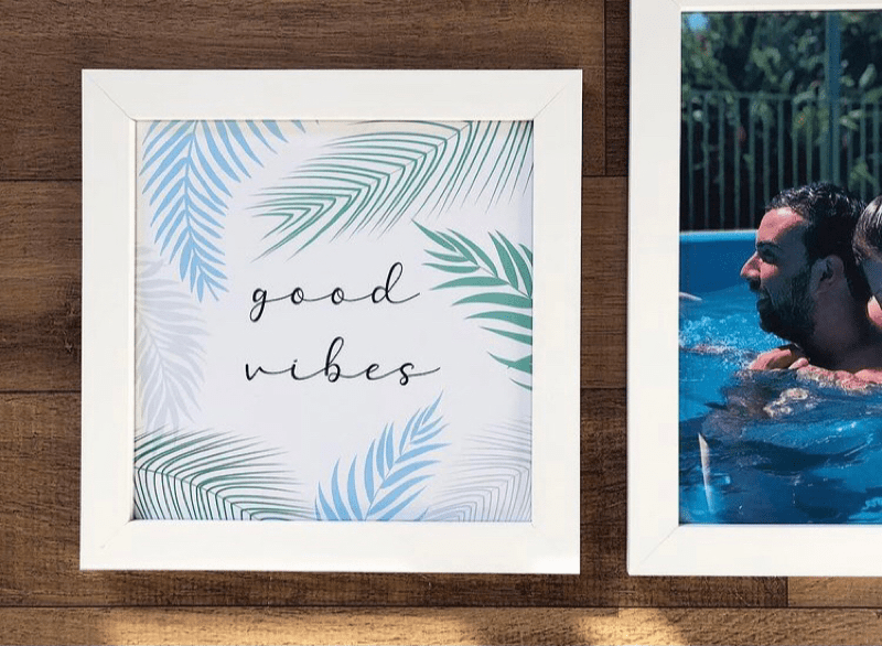 Quadro Good vibes | Simple Lines Decor