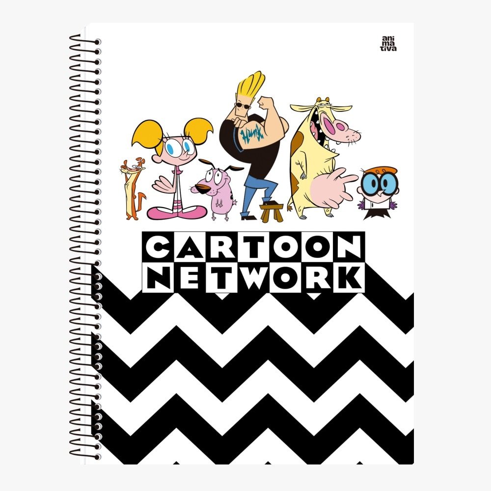 Caderno Universitário 1 Matéria Cartoon Network 80 Folhas - Animativa ...