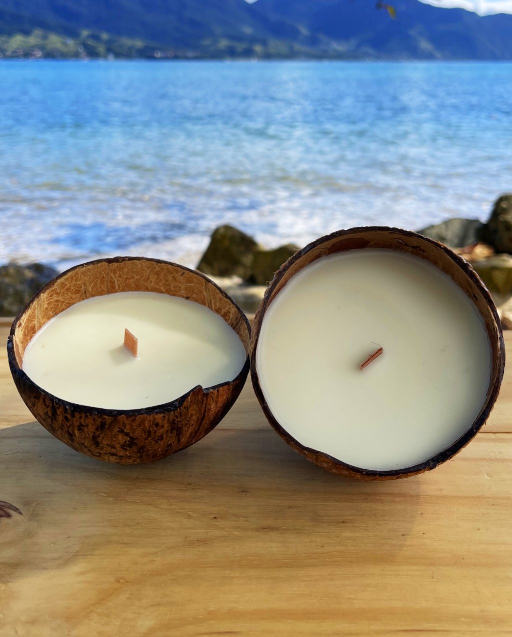 Ecovelas Ilhabela | Vela aromática natural feita com cera de coco