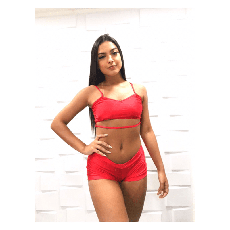 Conjunto Basics cós baixo Red | ISLA POLE WEAR