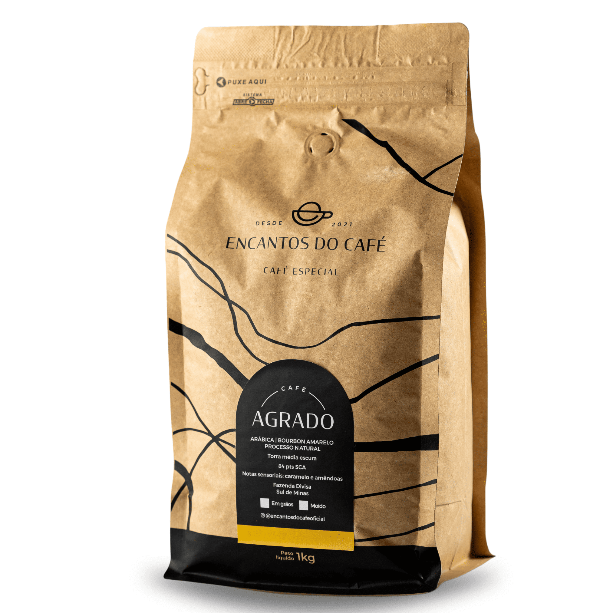 Café AGRADO 1kg | Encantos do Café | A sua loja de café especial