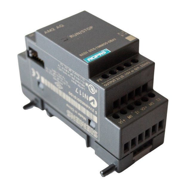 LOGO! AM2 AQ 24VCC 2SA 0-10V/4-20MA 6ED1055-1MM00-0BA1 | Agpr5