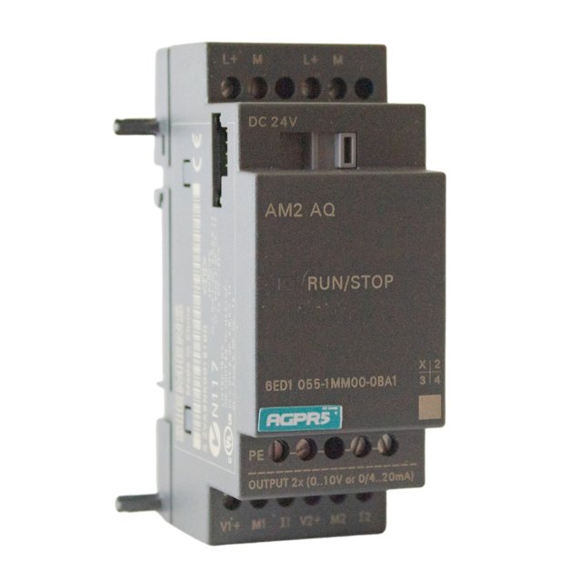 LOGO! AM2 AQ 24VCC 2SA 0-10V/4-20MA 6ED1055-1MM00-0BA1 | Agpr5