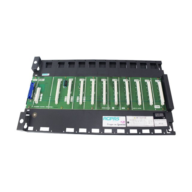 A38B MITSUBISHI MELSEC PROGRAMMABLE CONTROLLER CARD RACK 10 SLOT PLC ...