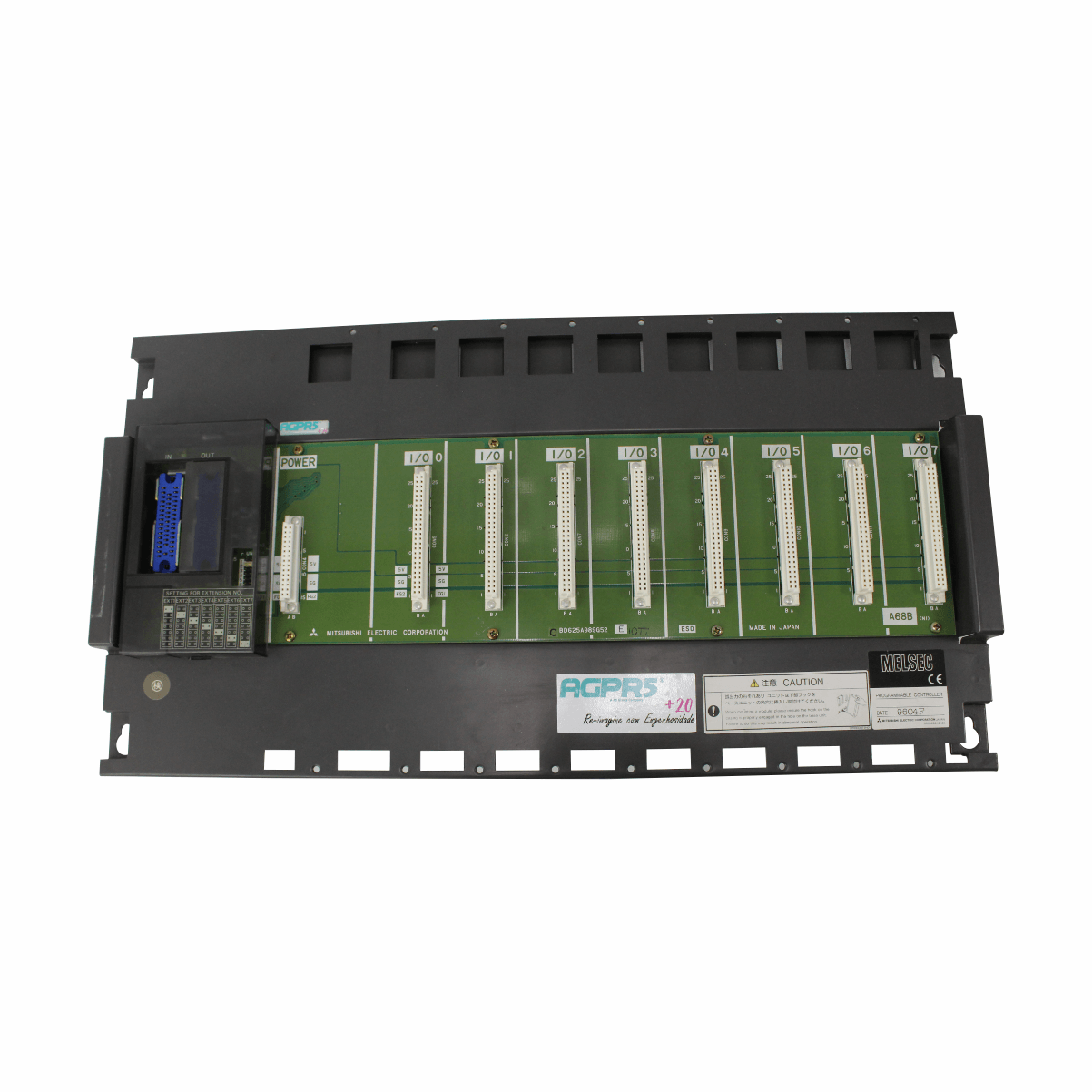 A68B MITSUBISHI 8-SLOT RACK | Agpr5