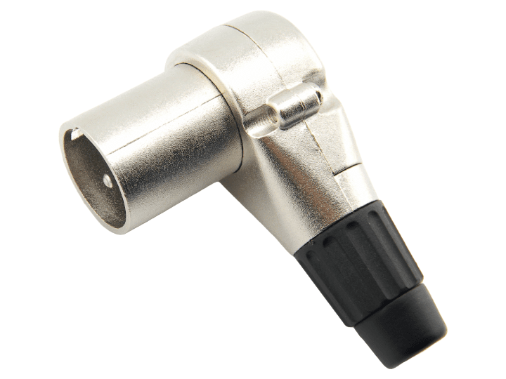 Plug xlr macho 90 graus WC 2053 Wireconex | Audioville