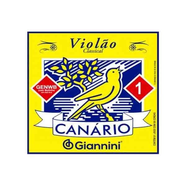 Corda avulsa para violao nylon 1a canario genwb.1 Giannini | Audioville