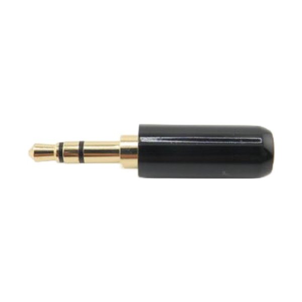 Plug P2 stereo metal preto 13331 Tblack | Audioville