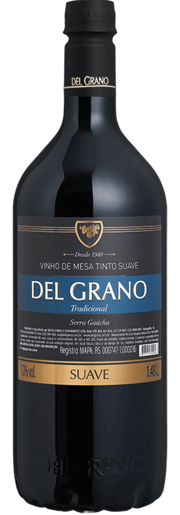 Del Grano Gold Vinho Tinto Suave 1,48L | Espumantes do Sul