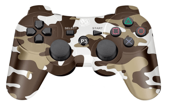 Controle Joystick Ps3 Dualshock 3 Ds3 - Paralelo Sem Fio - Marrom ...