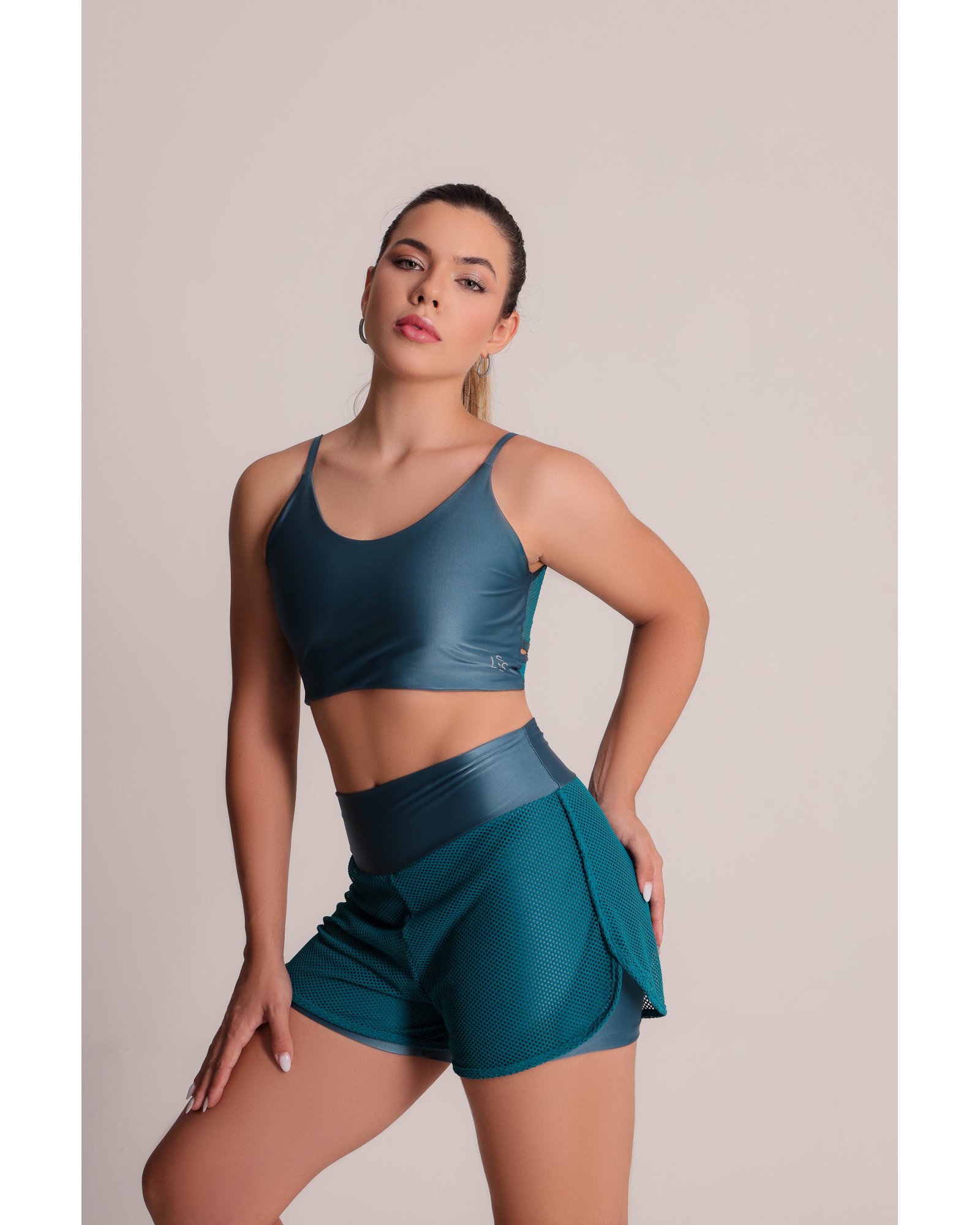 Top com tela fitness alta sustentação Tecnologia Lycra ® | Lissen Fit Wear