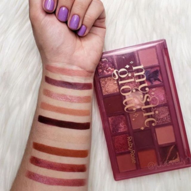Paleta de sombras Mystic Glow Ruby Rose | Loja Beleza Exterior
