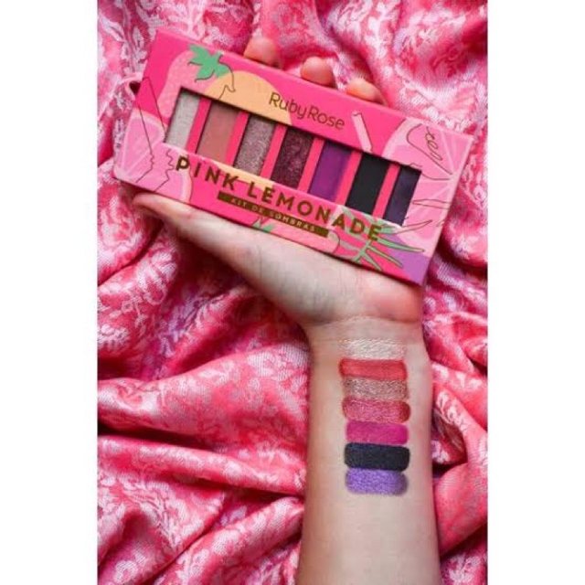 Paleta de sombras Pink Lemonade Ruby Rose | Loja Beleza Exterior