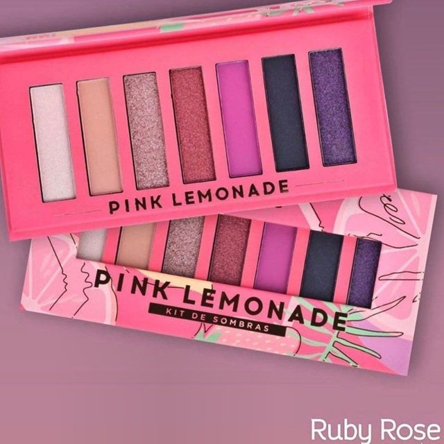 Paleta de sombras Pink Lemonade Ruby Rose | Loja Beleza Exterior