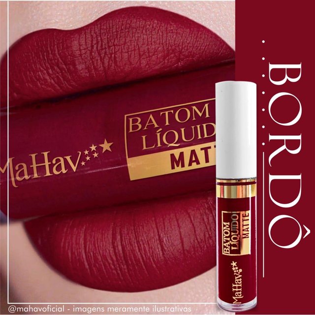 Batom líquido Matte Mahav (novas cores) | Loja Beleza Exterior