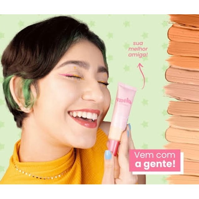 Base líquida Melu Cobertura Média | Loja Beleza Exterior