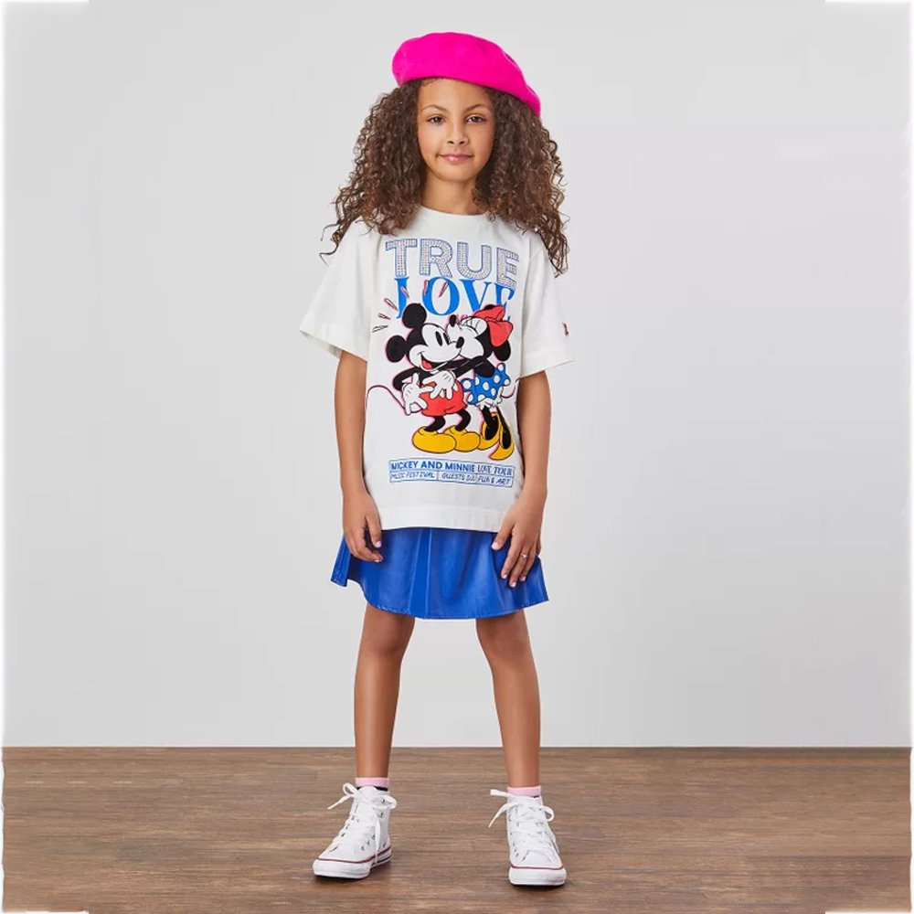 Saia Infantil Fake Leather Animê | Krause