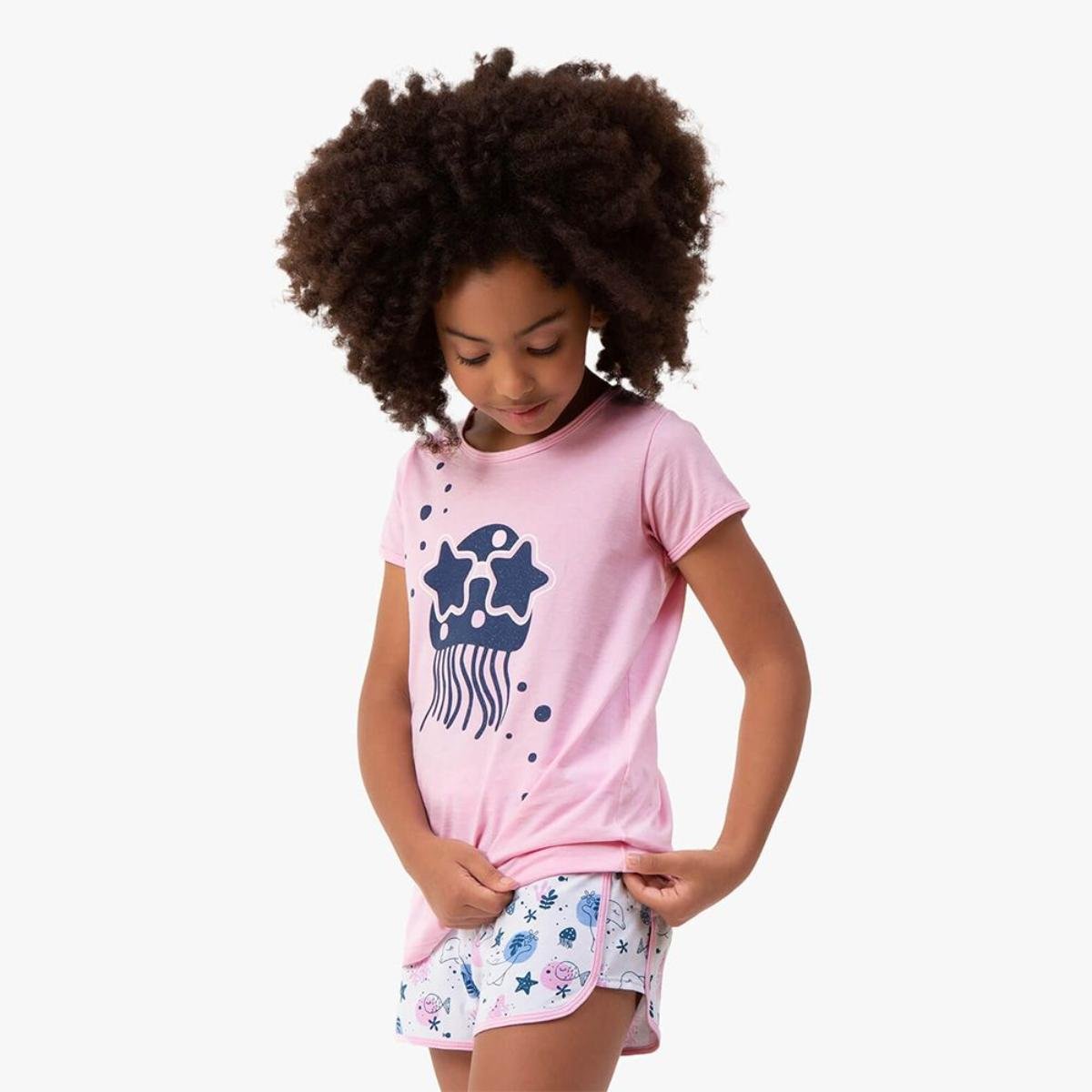 Pijama Curto Infantil Vida Marinha Dedeka | Krause