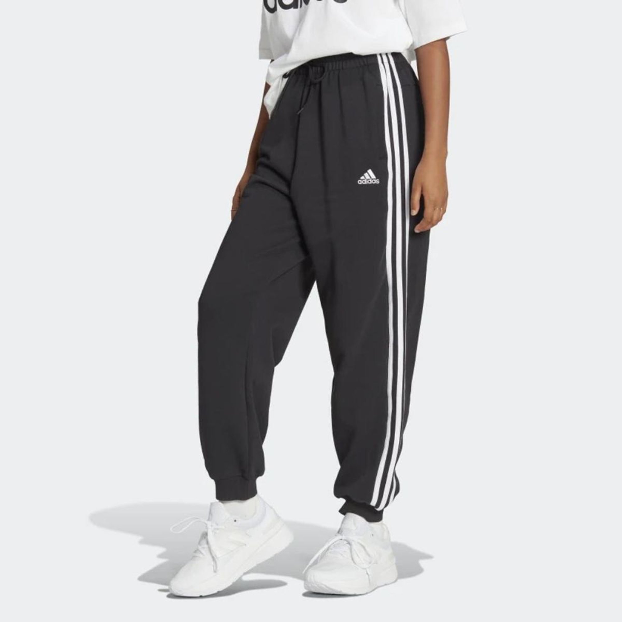 Calça Moletinho Essentials 3-Stripes Adidas | Krause