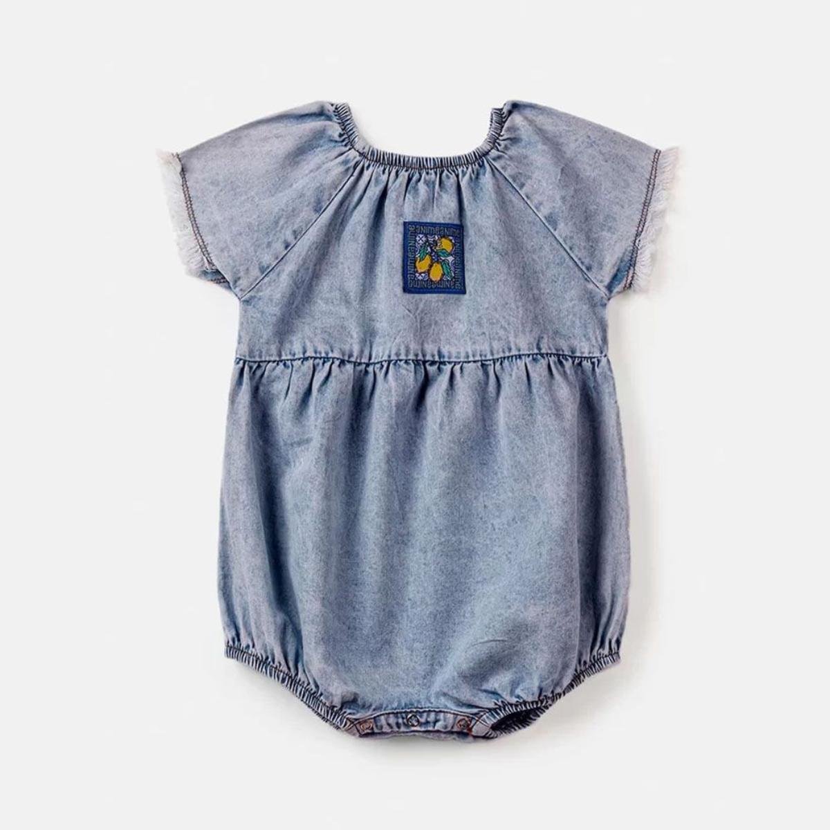 Jardineira Bebê Jeans Animê | Krause