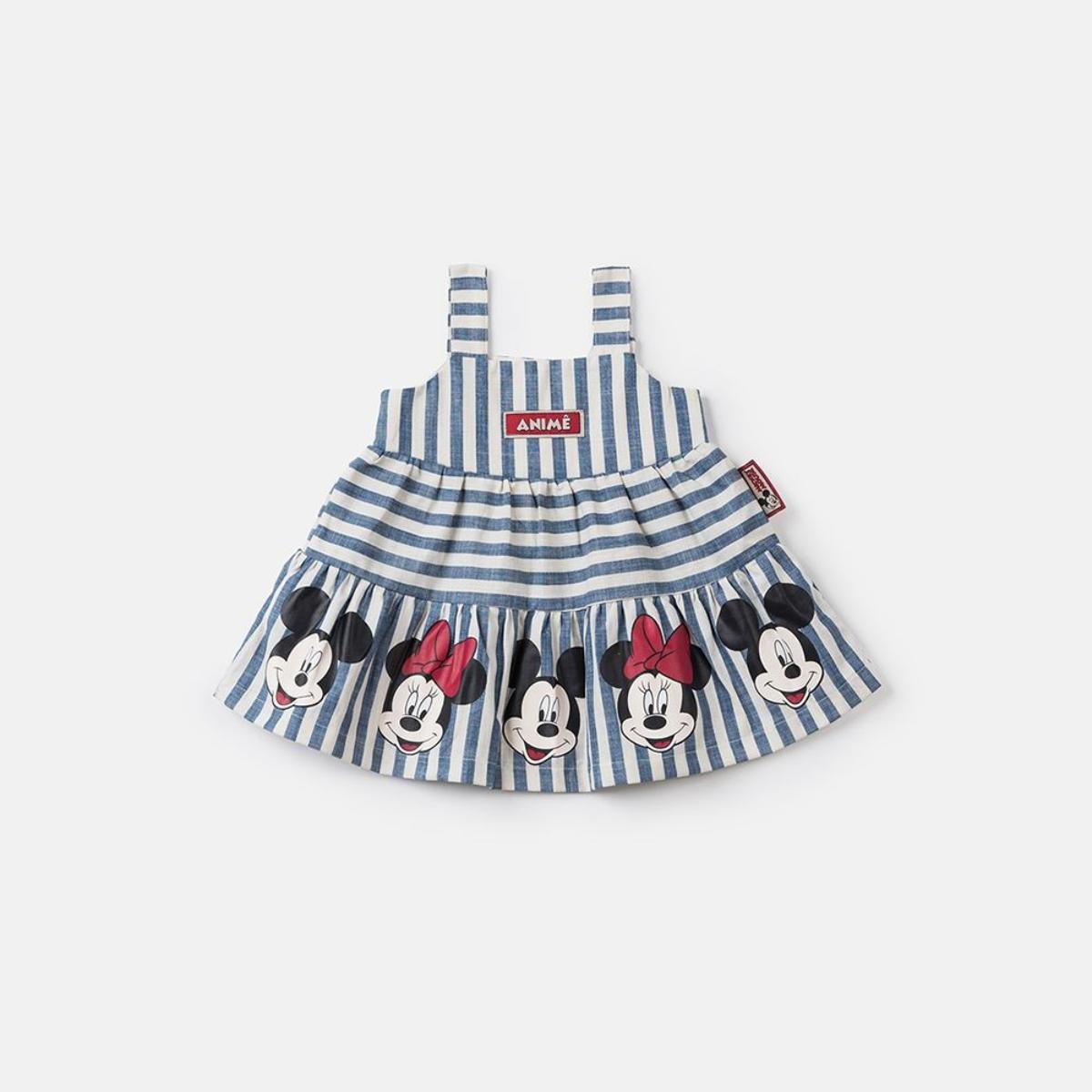 Vestido Sem Manga Bebê Animê | Krause