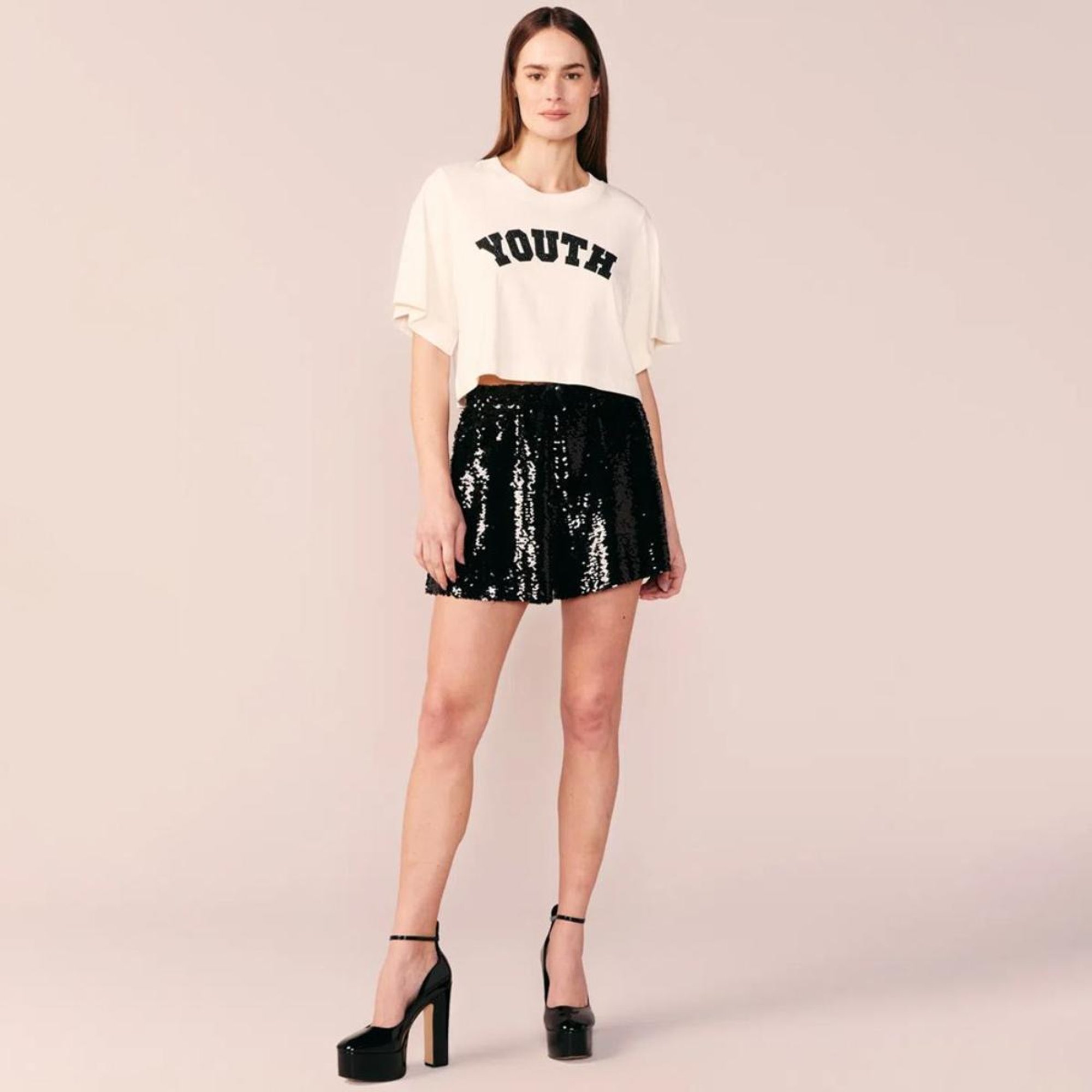 Short Juvenil Paetê My Place | Krause