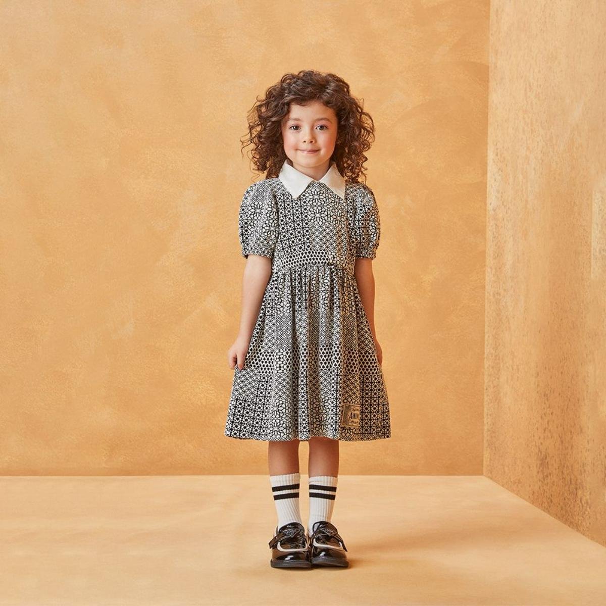 Vestido Infantil Manga Curta Animê | Krause