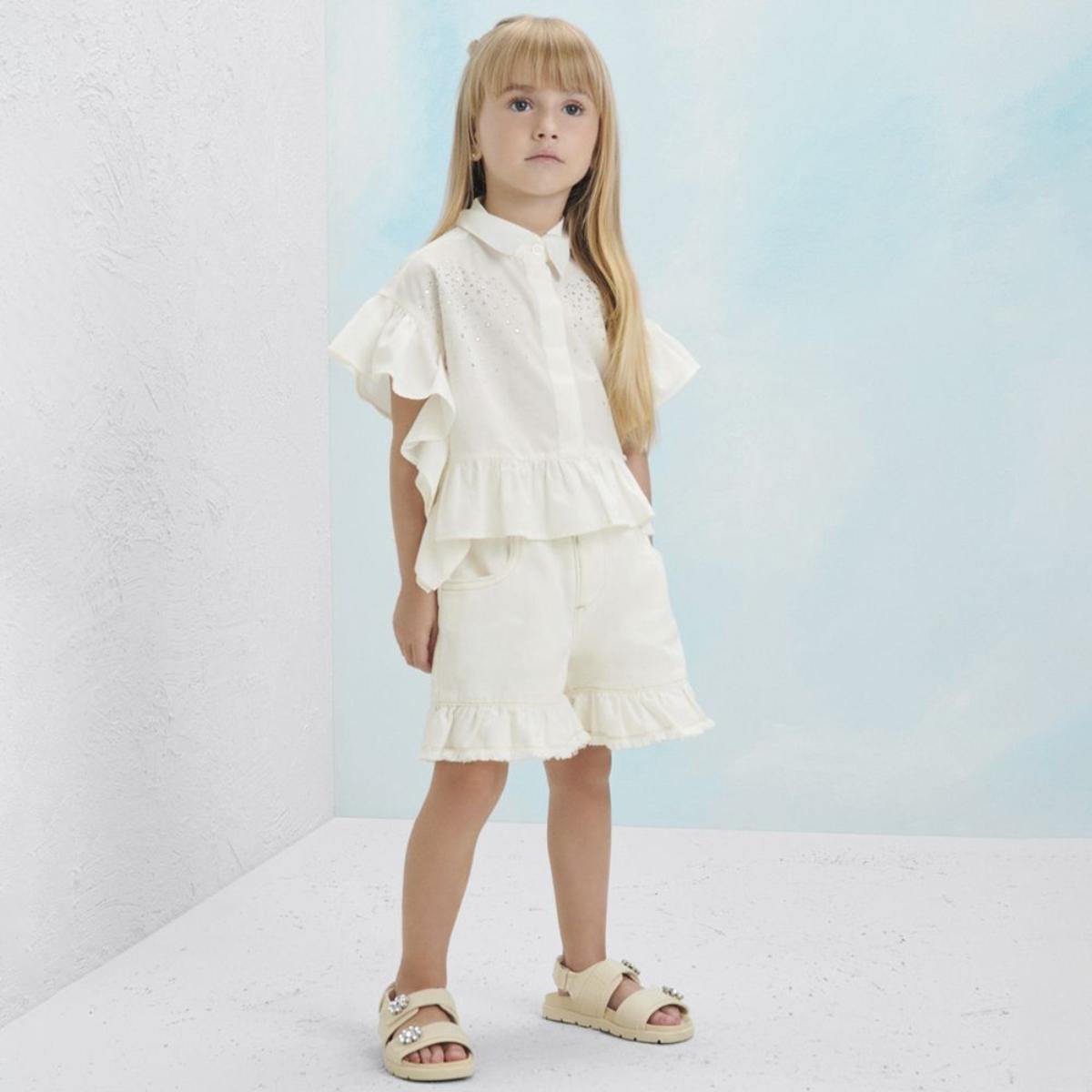 Camisa Strass Babados Animê | Krause