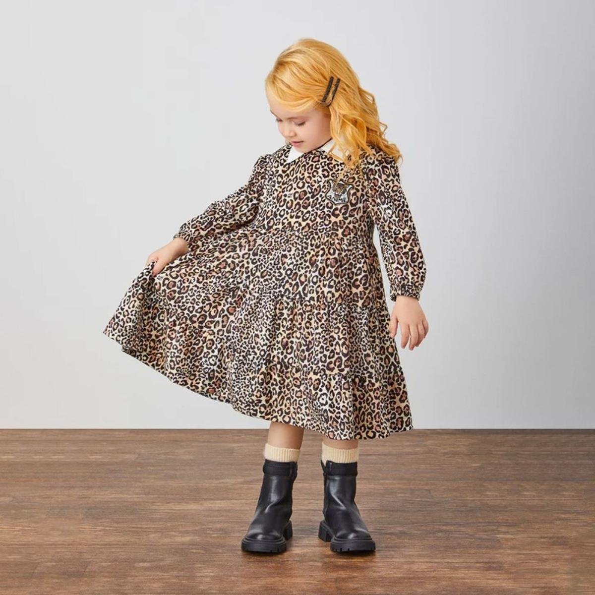 Vestido Infantil Estampado Animê | Krause