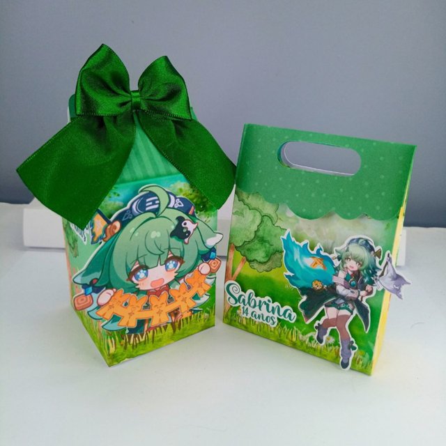 Kit de Lembrancinha Personalizada no tema Huo Huo Verde (4 modelos ...