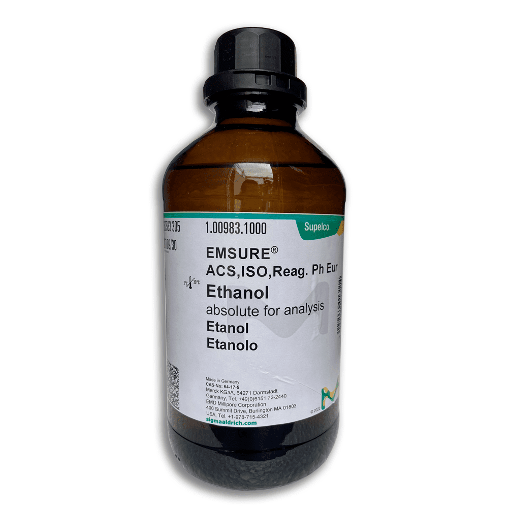 Etanol Absoluto para Análise EMSURE® ACS, ISO, Reag. Ph Eur 1L: Pureza e precisão para suas ...